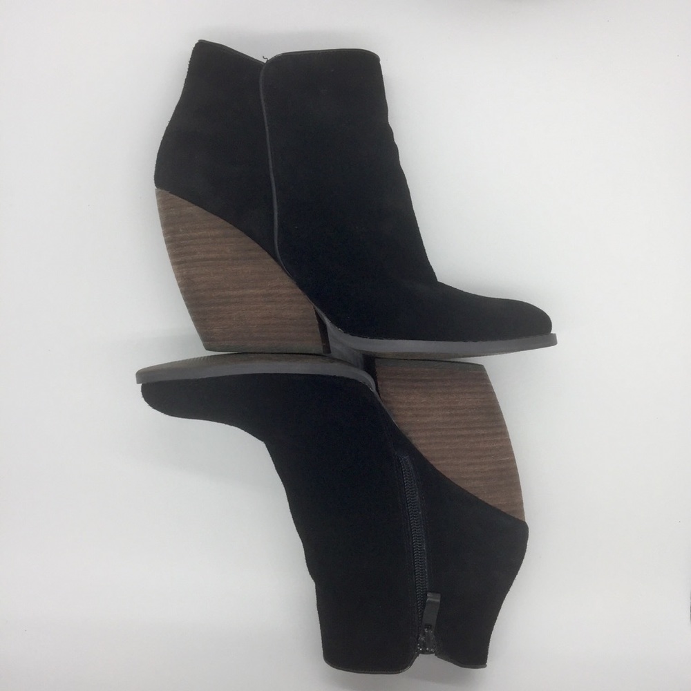 Very Volatile 4” Stacked Heel Ankle Boots| Blk | 9 - Gem